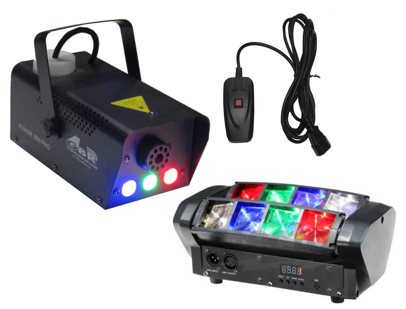 Efecto Led Spider Dmx Lm3+ Maquina De Humo Remoto Led Combo – Todo DJ ...